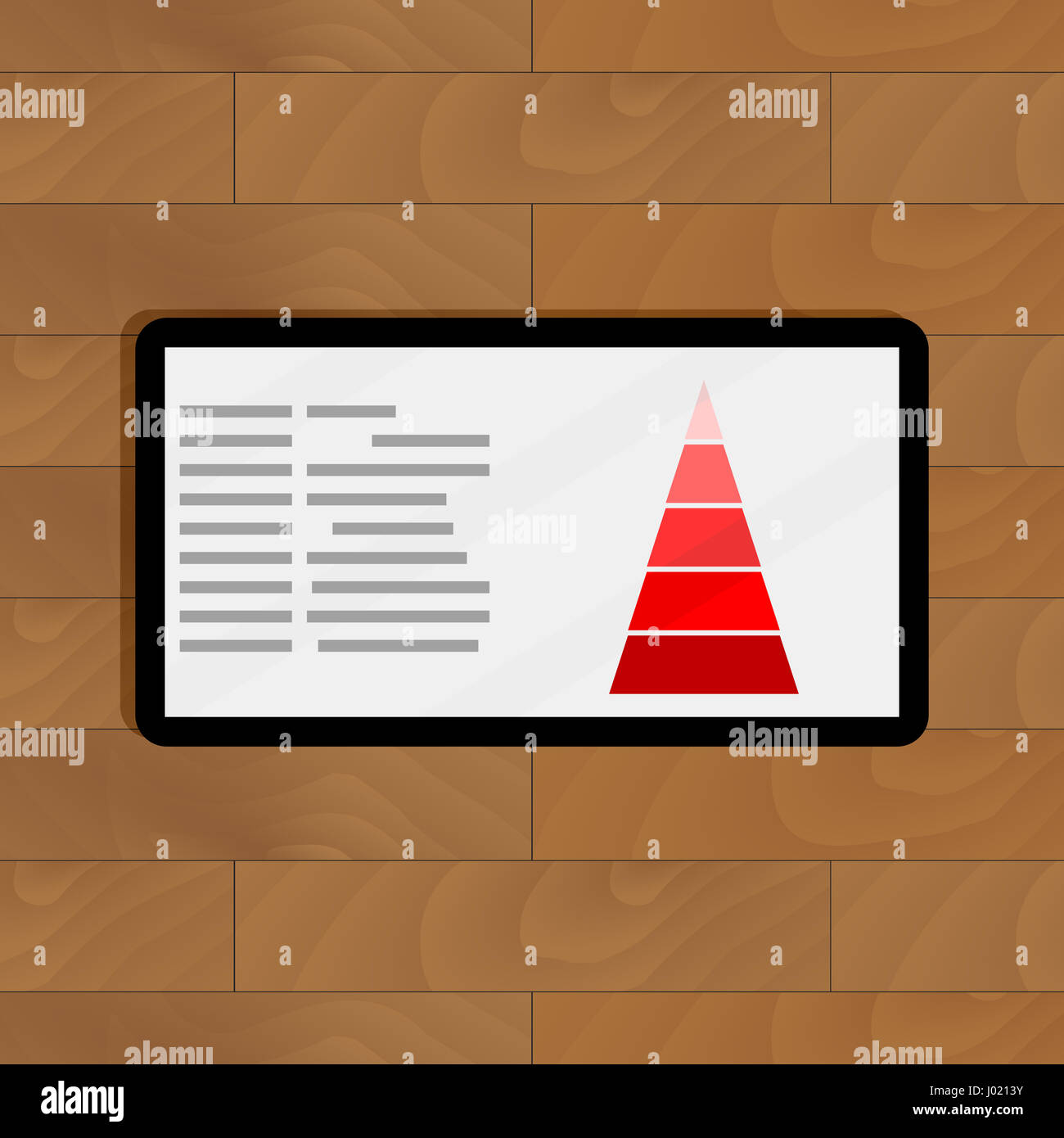 Pyramid infographic vector hi-res stock photography and images - Alamy
