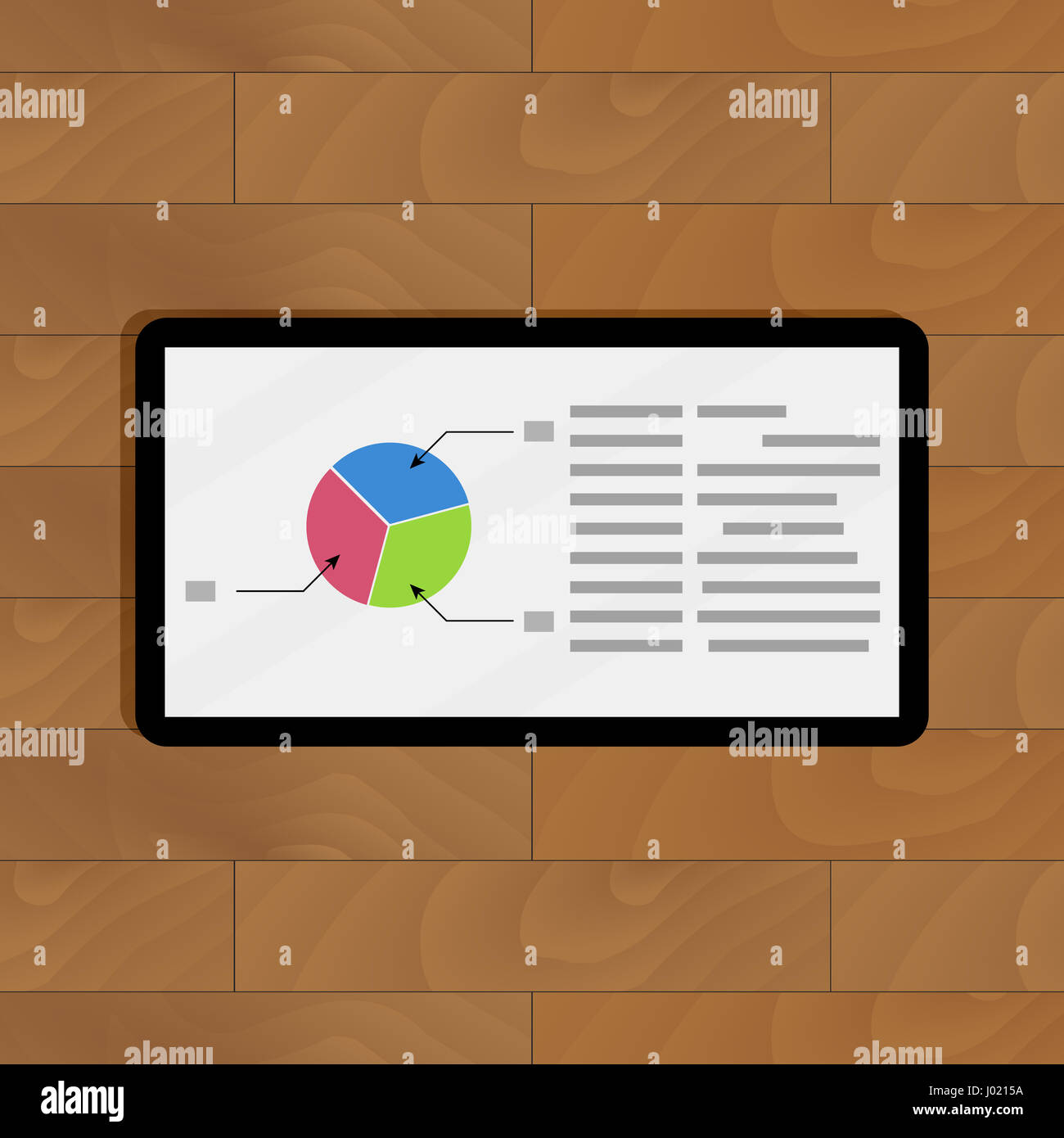 Vector tablet infographic graph hi-res stock photography and images - Alamy
