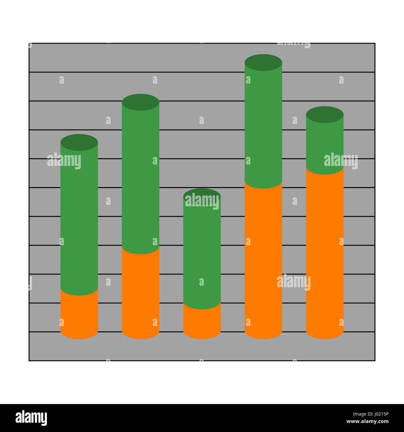 Cylindrical growth Cut Out Stock Images & Pictures - Alamy