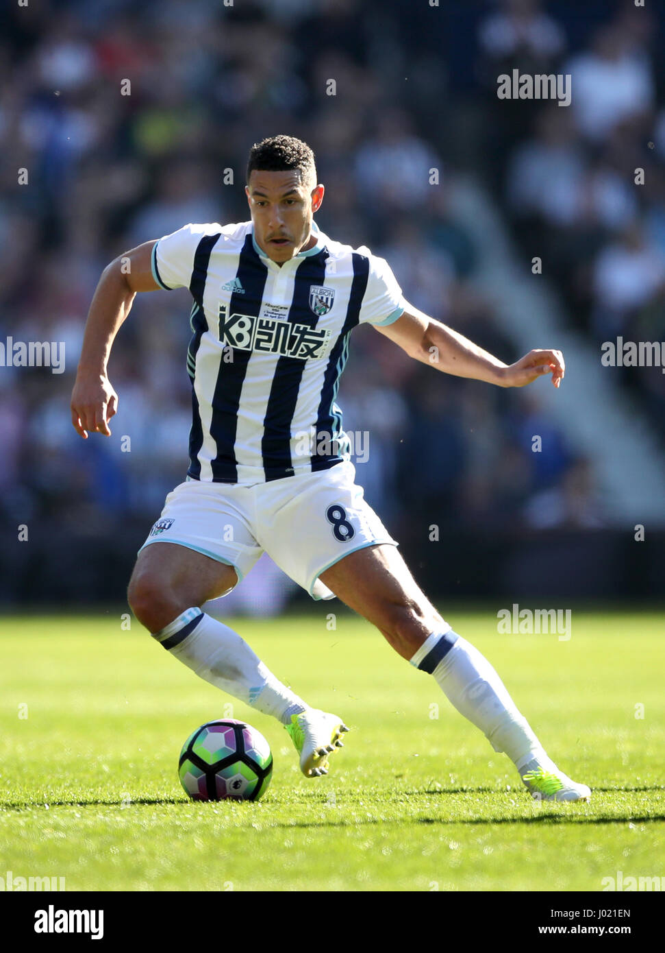 West Bromwich Albion's Jake Livermore during the Premier League match ...