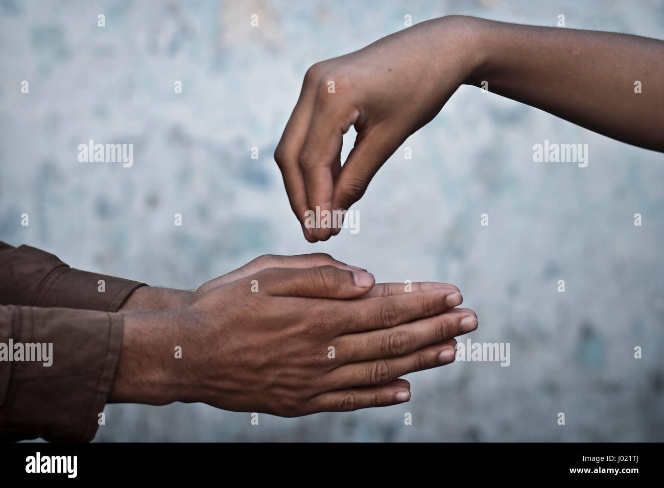 Human hand playing game Stock Photo - Alamy