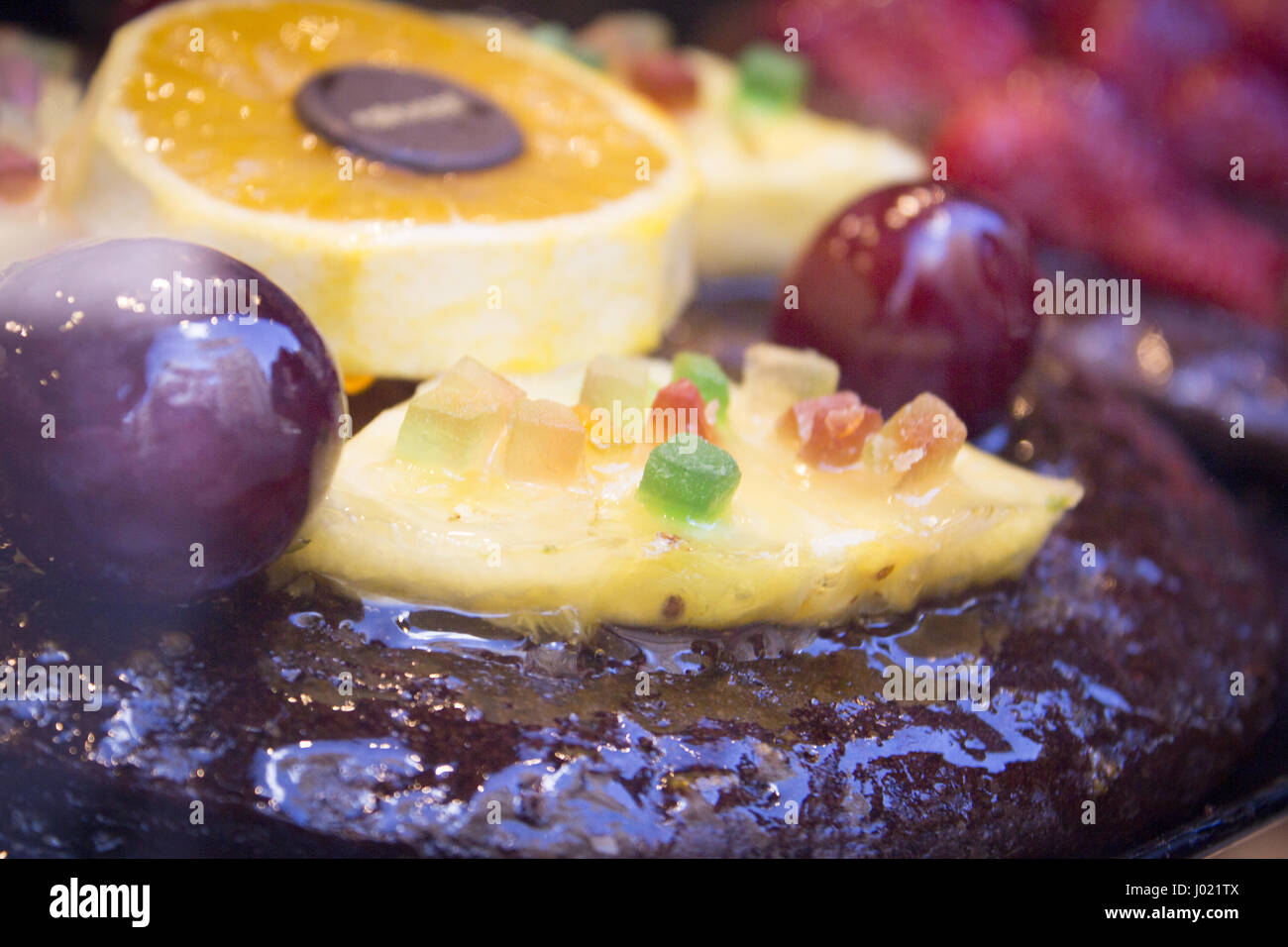 Delicious pastry dessert in restaurant Stock Photo - Alamy