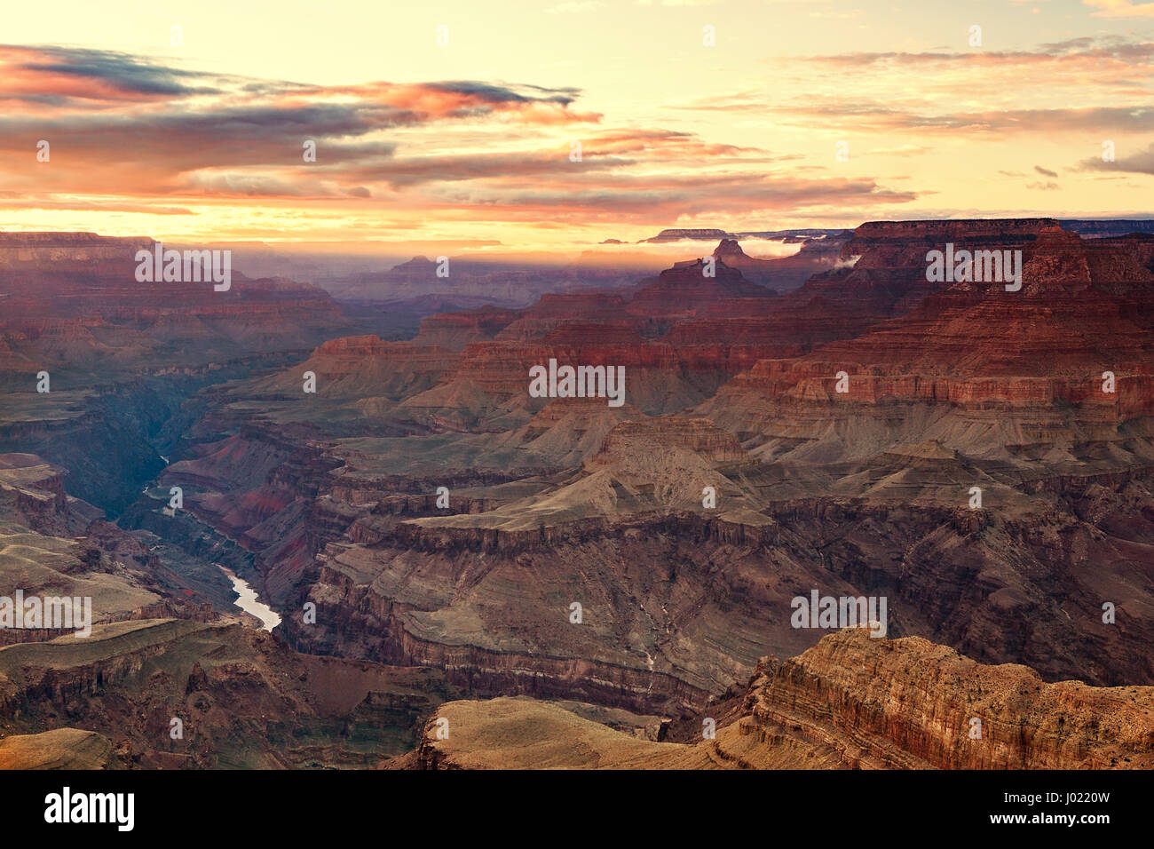Sunset at Lipan Point, Grand Canyon, Arizona Stock Photo - Alamy