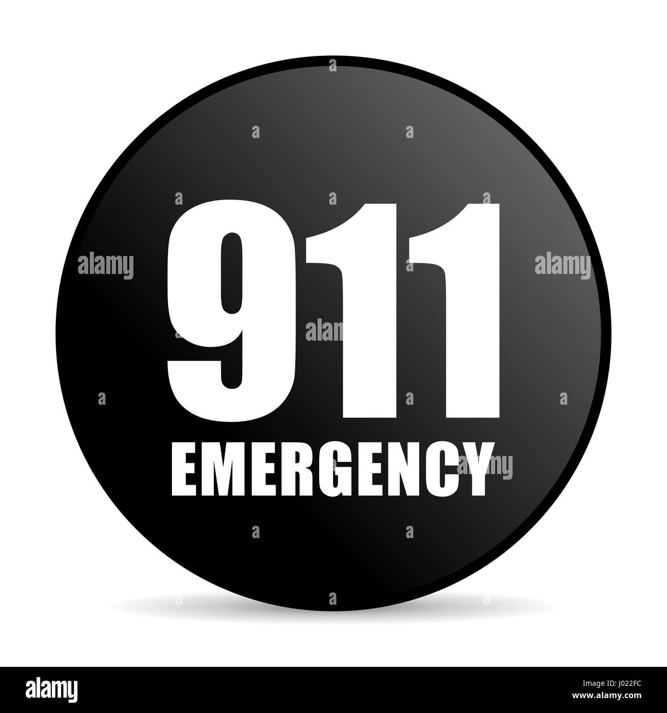 Icono Del 911 911 Emergency Call Service Icon Vector Stock Vector