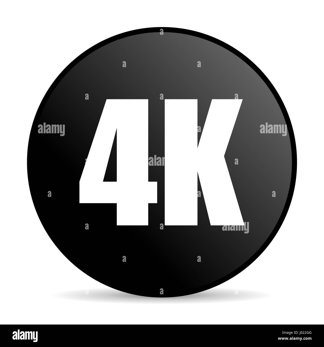 4k black color web design round internet icon on white background Stock ...