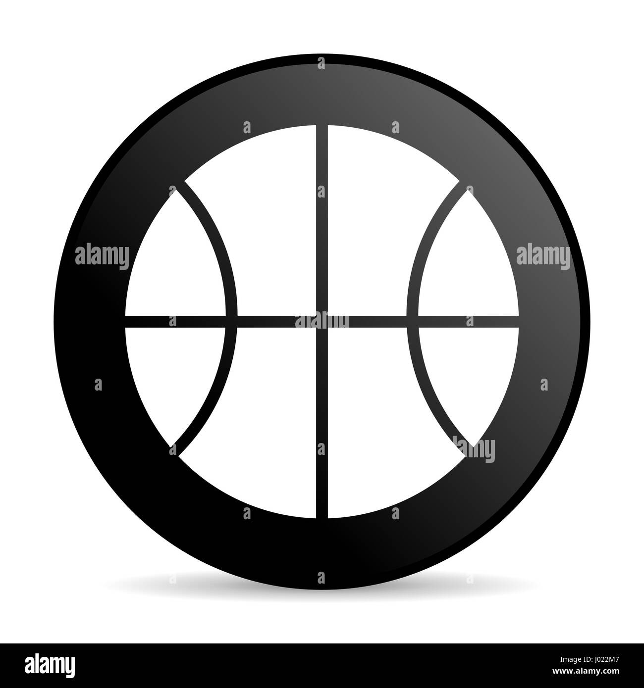 Ball black color web design round internet icon on white background ...