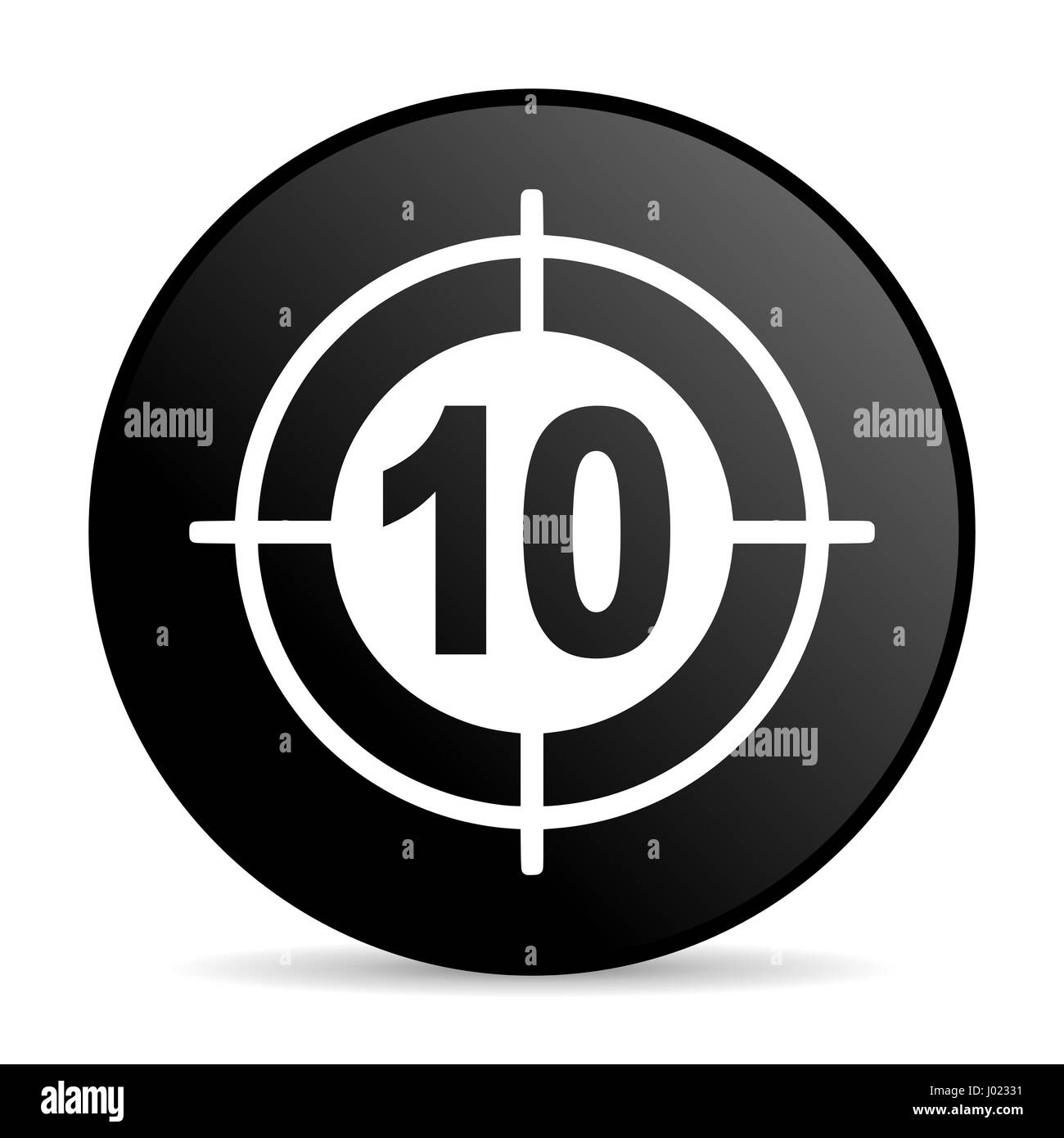 Target key point icon Cut Out Stock Images & Pictures - Alamy