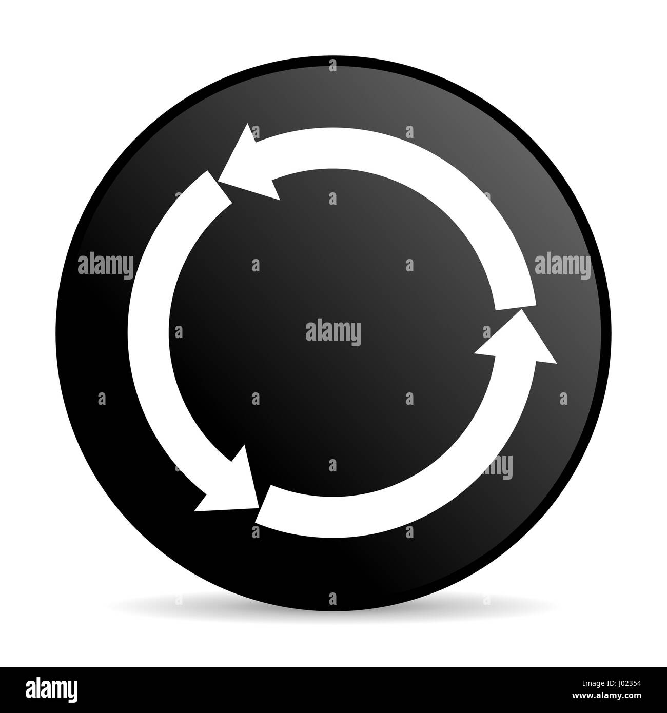 Reblue yellow glossy web black color web design round internet icon on ...