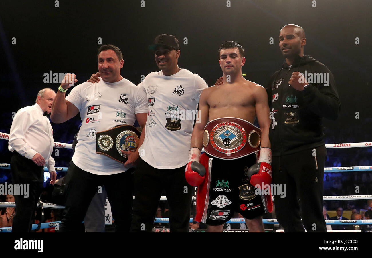 Jack Catterall celebrates victory over Martin Gethin in the Super ...