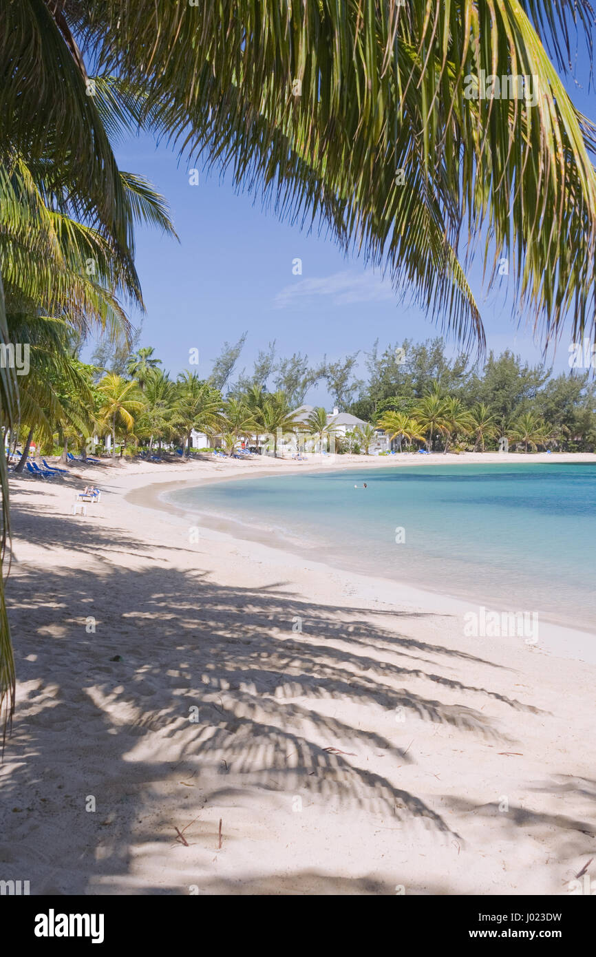 Amazing Half Moon Beach (Jamaica Stock Photo - Alamy