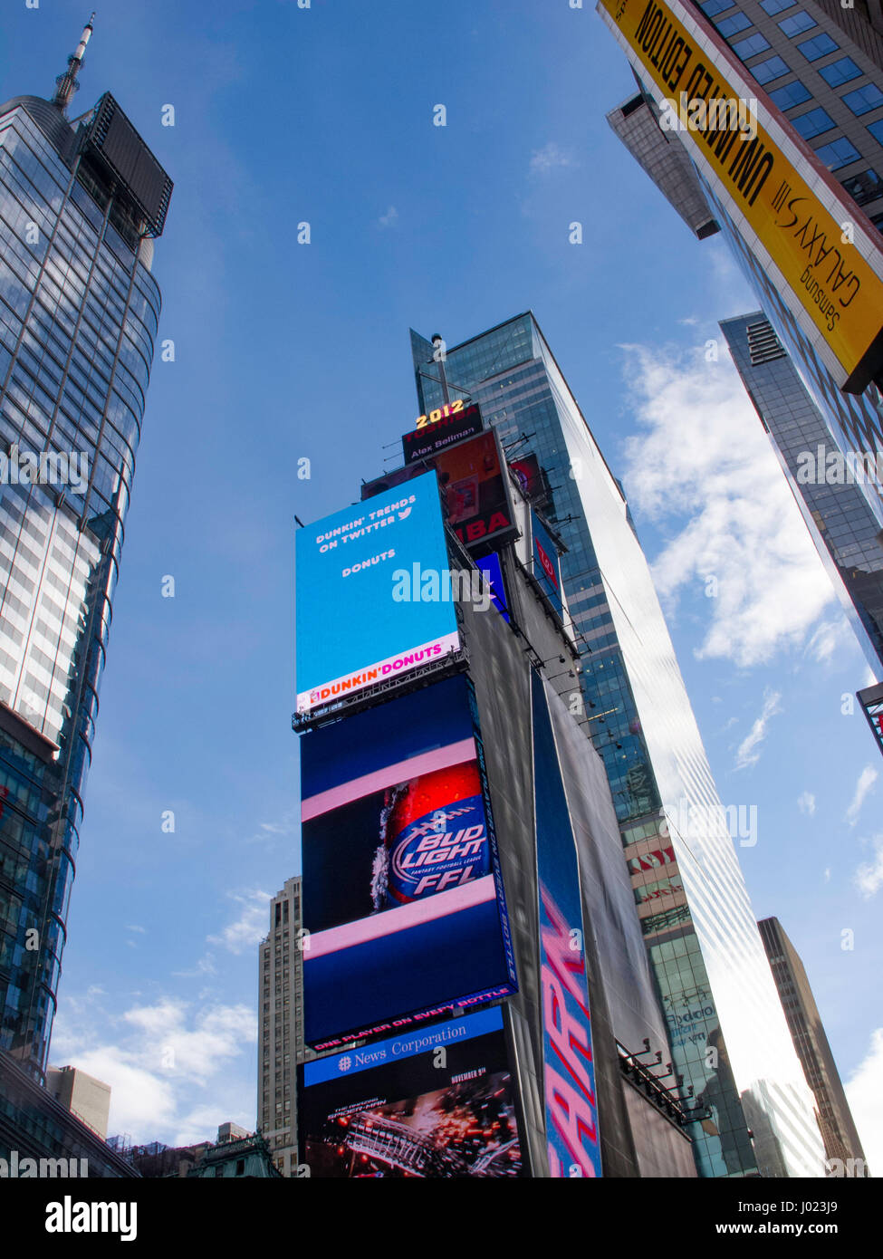 Times Square Advertising and Buildings, NYC Stock Photo - Alamy