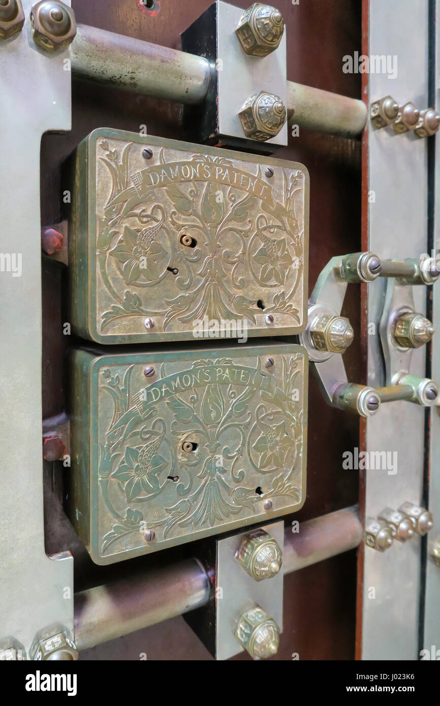 Vault on Display in The Federal Hall National Memorial, NYC Stock Photo ...
