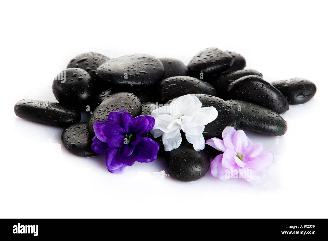 Zen pebbles. Stone spa Stock Photo - Alamy