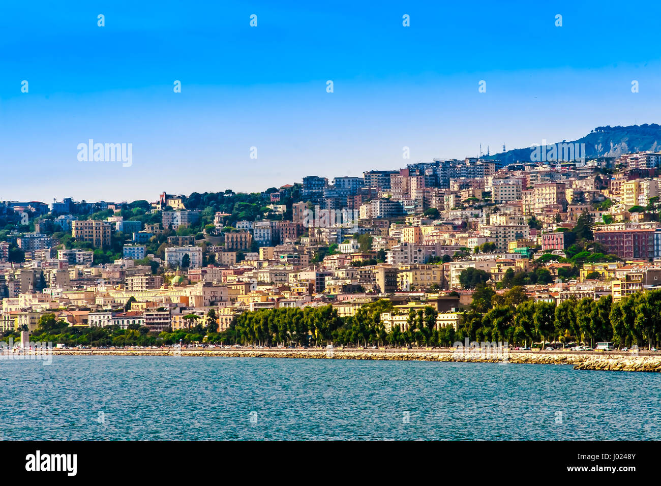 Wonderful view on Naples Stock Photo - Alamy
