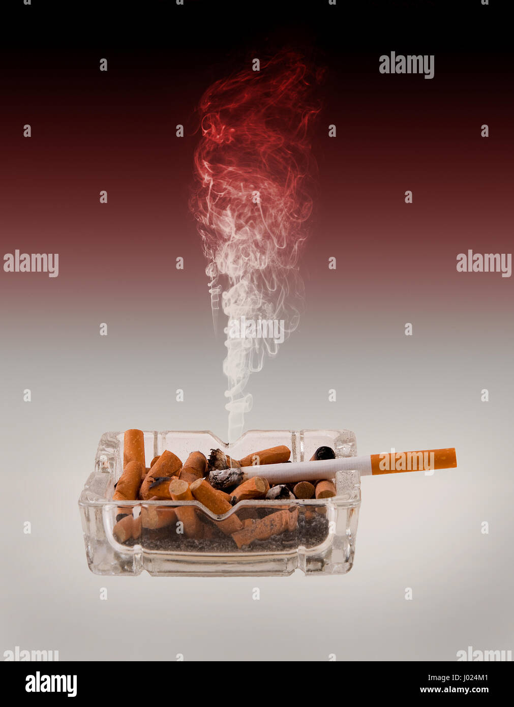 Quitting the bad habit of smoking cigarettes Stock Photo - Alamy