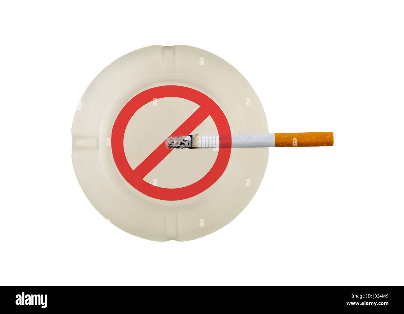 Quitting the bad habit of smoking cigarettes Stock Photo - Alamy