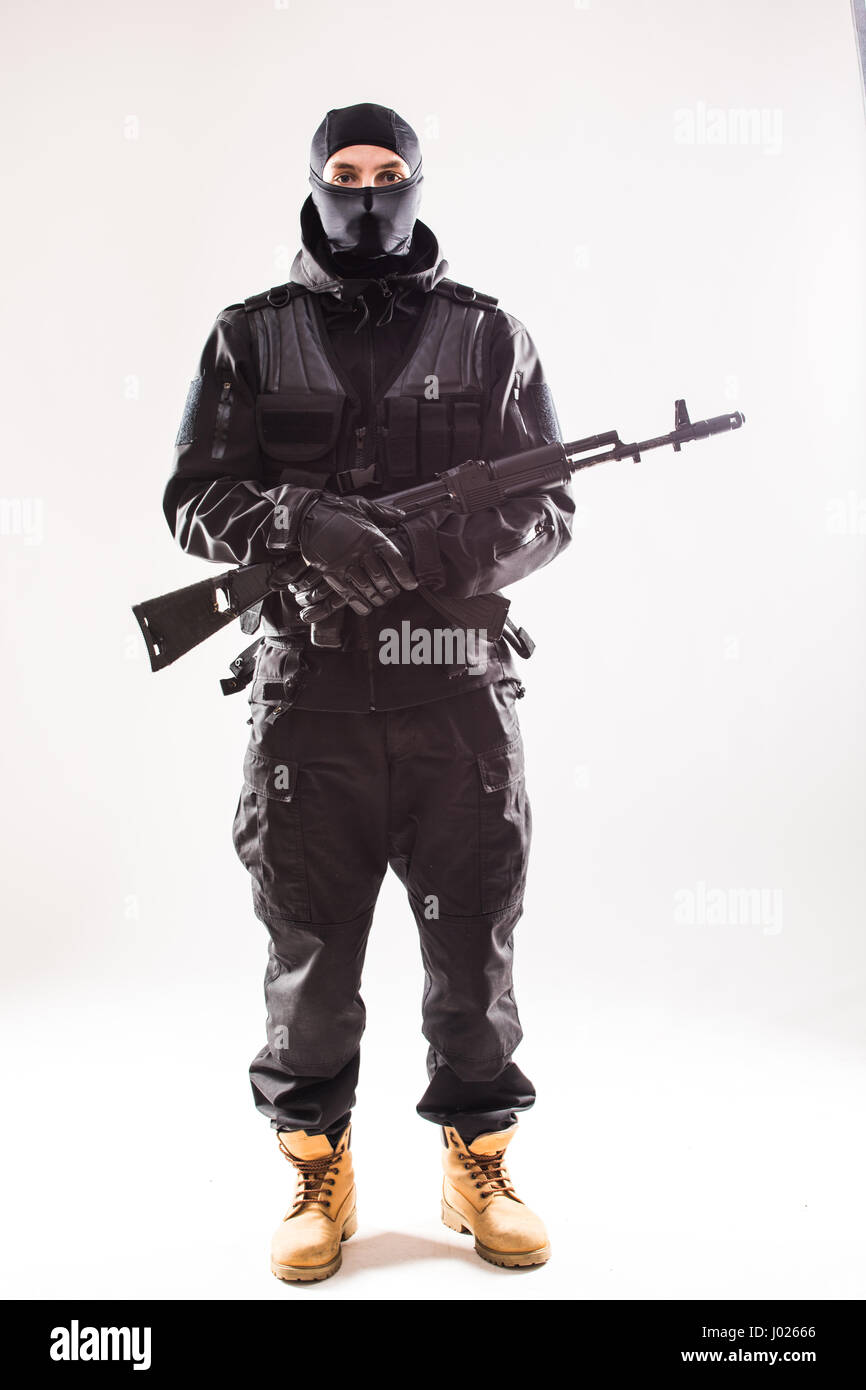 Military, war, conflict, soldiers - Special forces soldier man hold ...