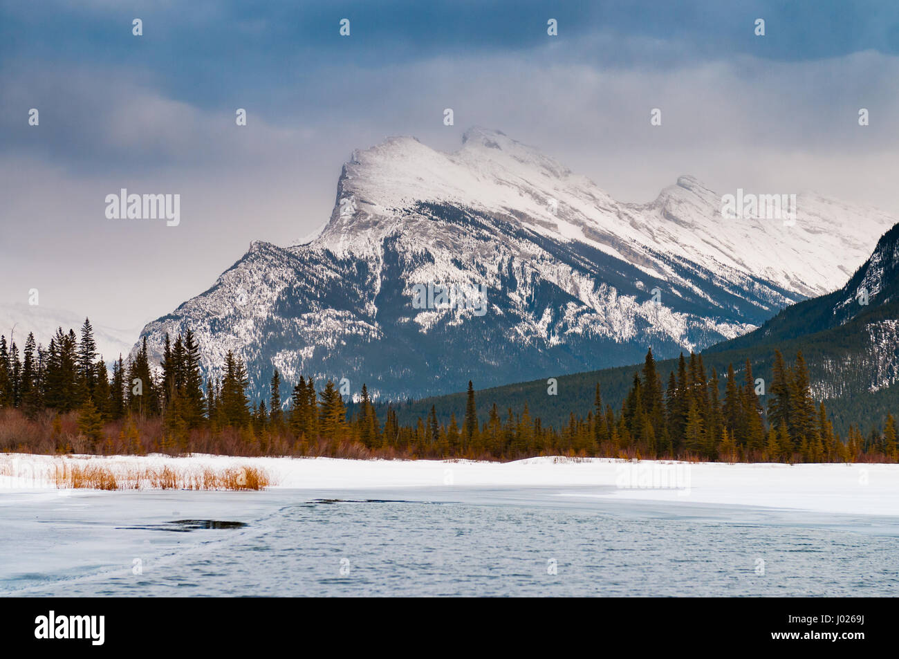 Winter Scenery in Banff National Park Alberta Canada Stock Photo - Alamy