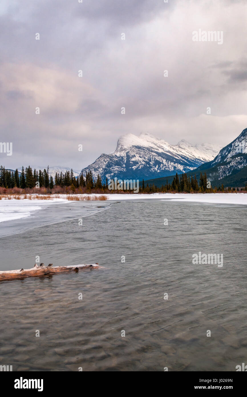 Winter Scenery in Banff National Park Alberta Canada Stock Photo - Alamy