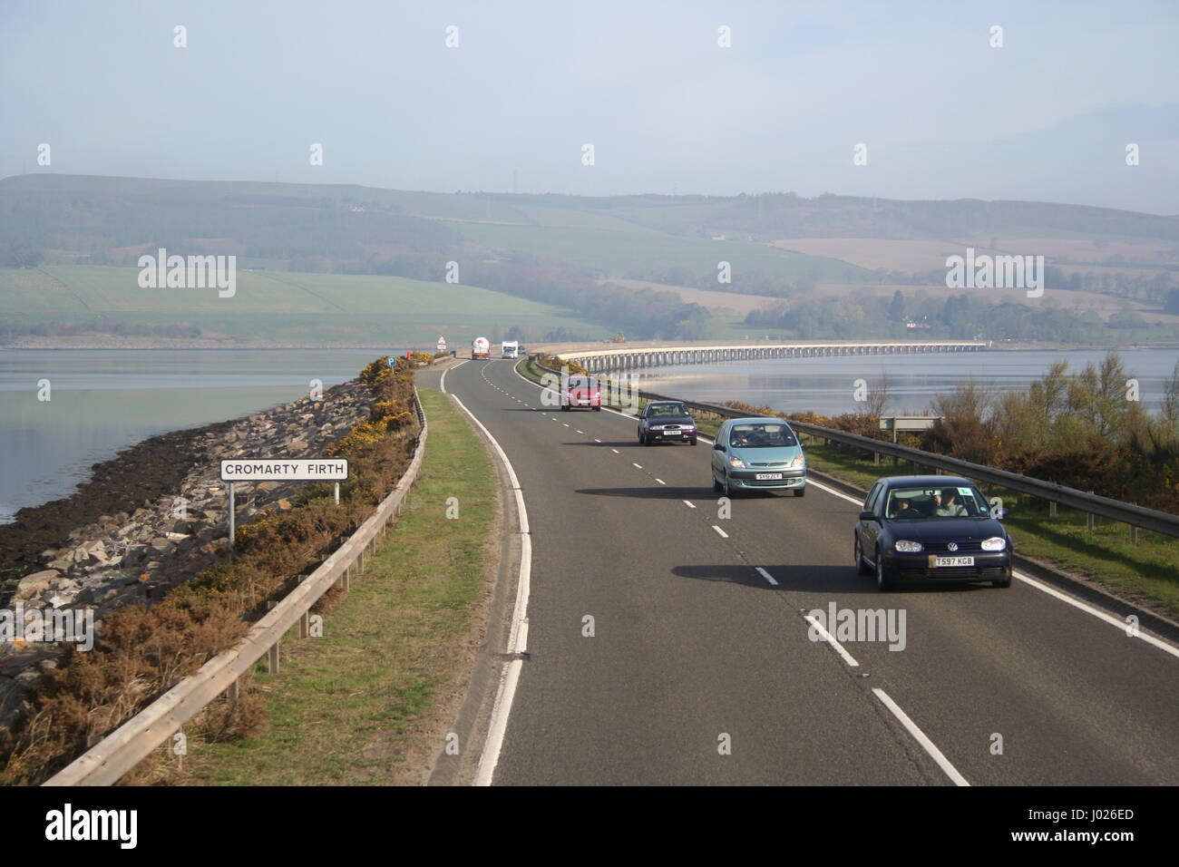 Cromarty Bridge across Cromarty Firth Scotland May 2006 Stock Photo - Alamy