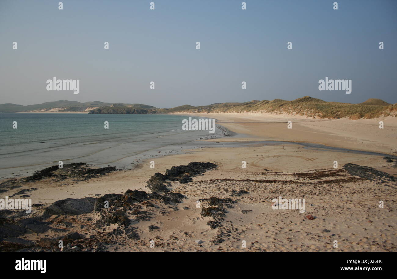 Balnakeil Bay near Durness Sutherland, Scotland May 2006 Stock Photo ...