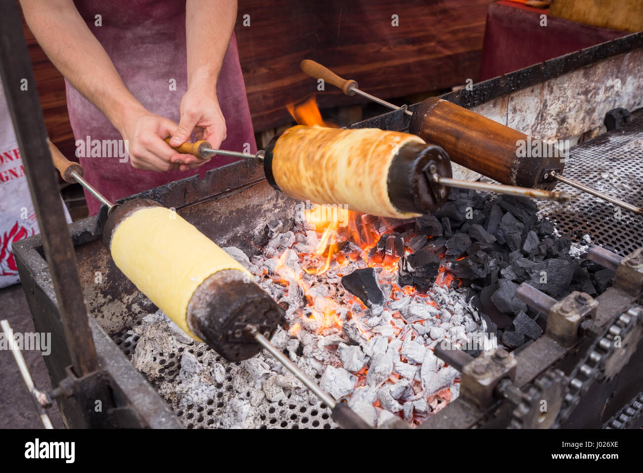 Kurtos kalacs hungarian hi-res stock photography and images - Alamy