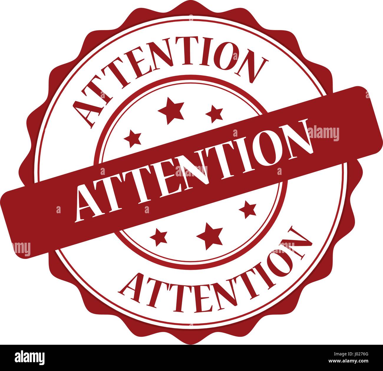 Attention sticker hi-res stock photography and images - Alamy