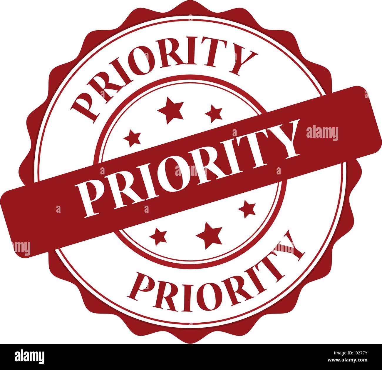 Priority red stamp illustration Stock Vector Image & Art - Alamy