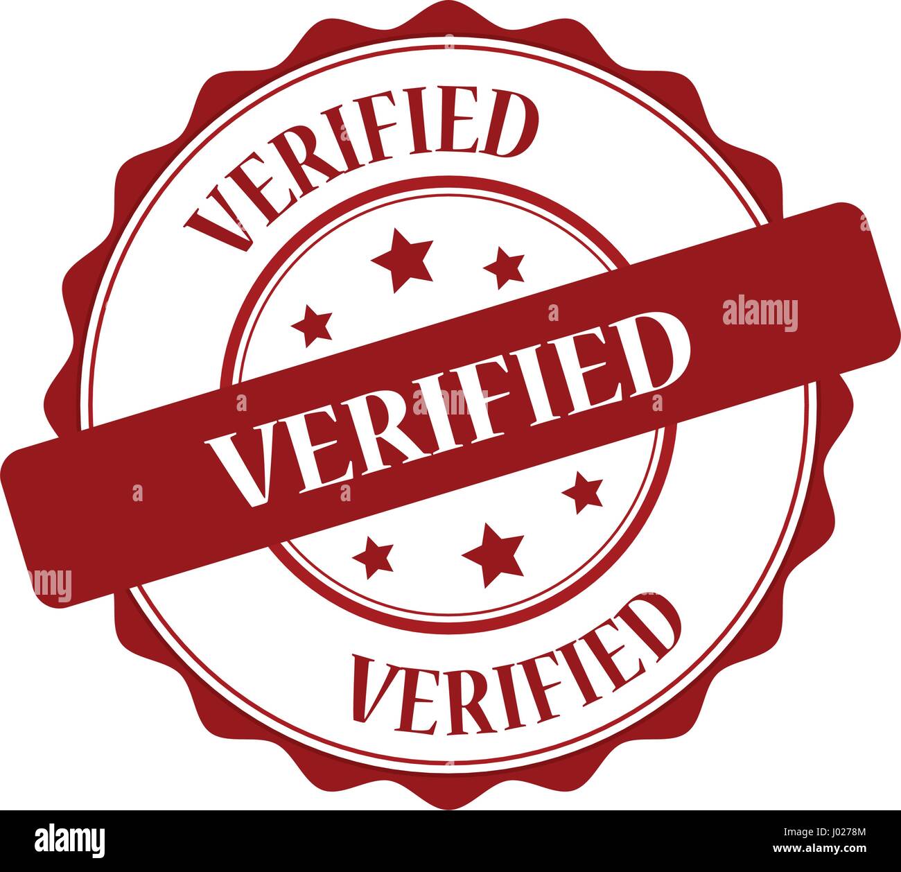 Verified red stamp illustration Stock Vector Image & Art - Alamy