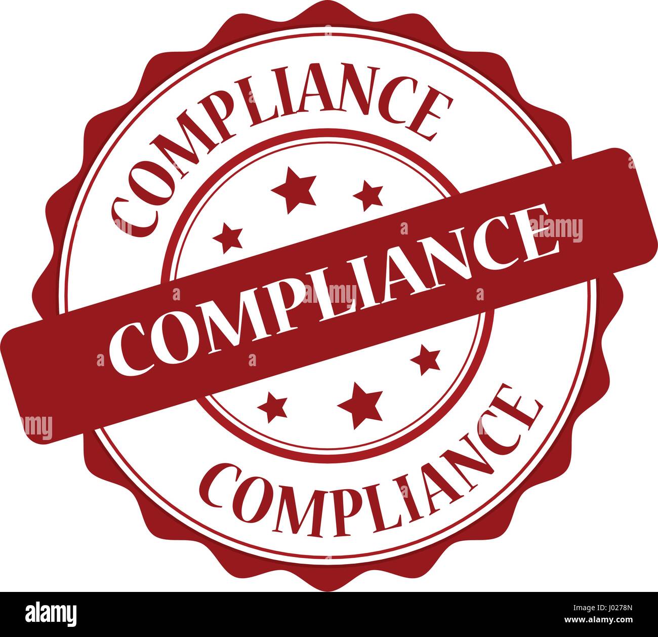 Compliance red stamp illustration Stock Vector Image & Art - Alamy