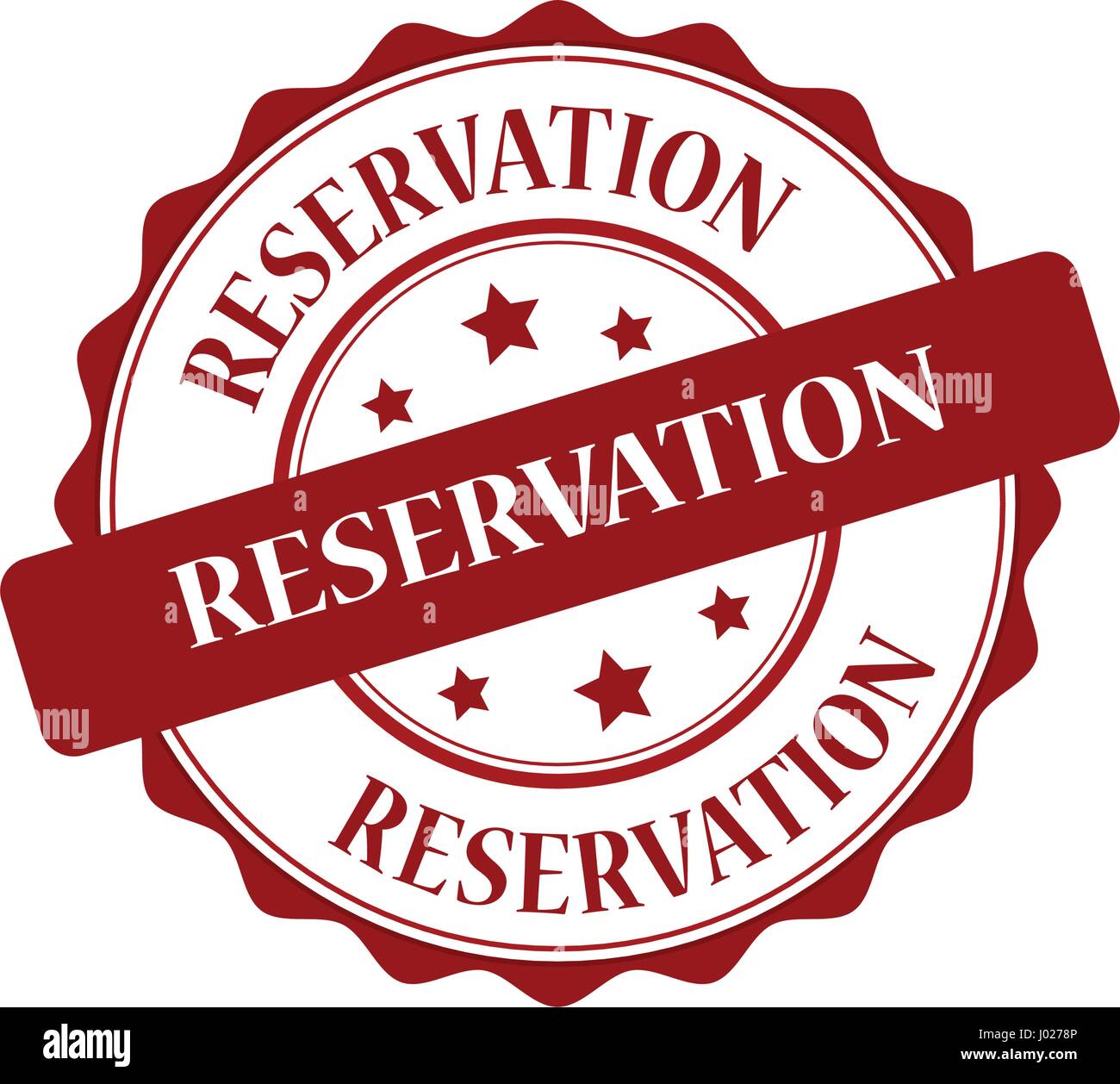 Reservation vectors Stock Vector Images - Alamy