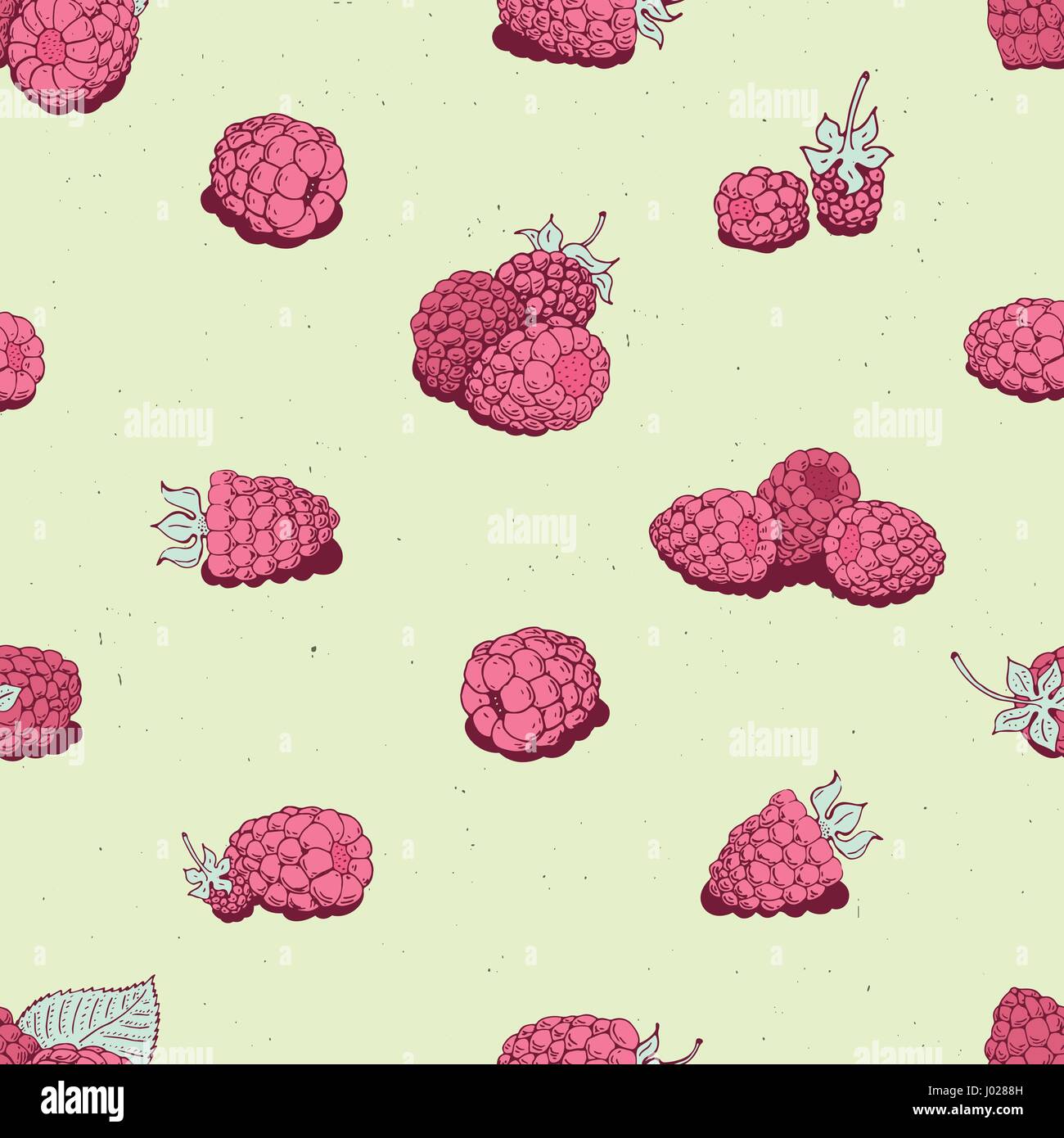 vector raspberry seamless pattern. background, pattern, fabric design, wrapping paper, cover ...
