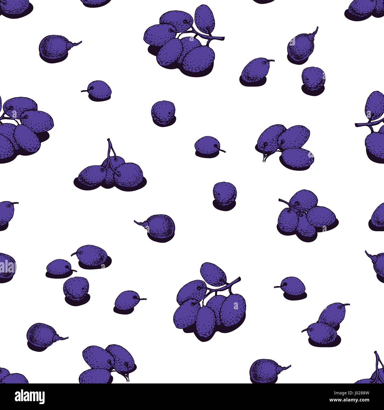 vector seamless pattern with grape. Can be use for background, design ...