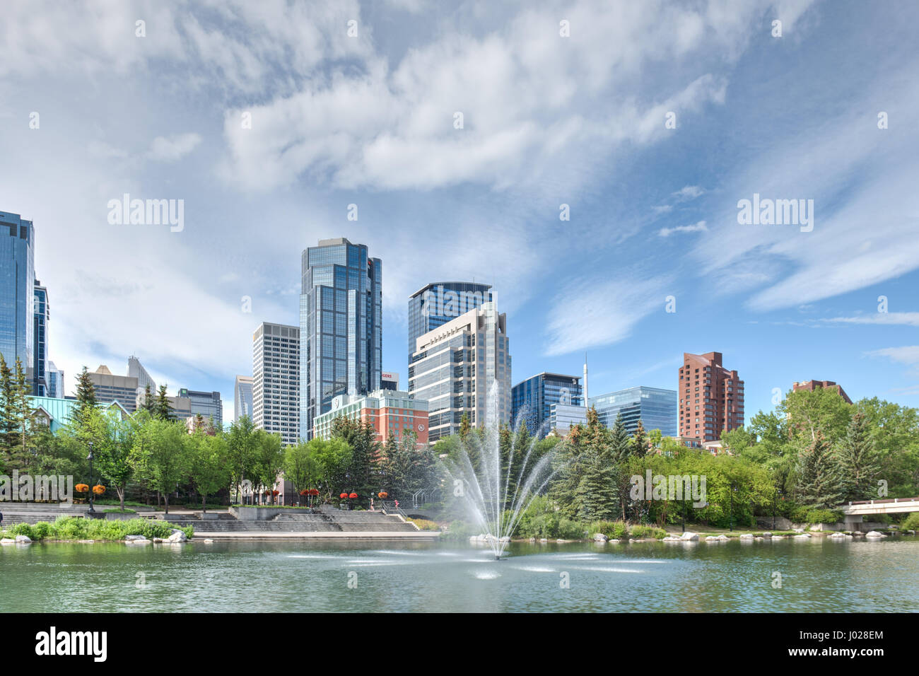 Downtown views of the city of Calgary Alberta Canada Stock Photo - Alamy