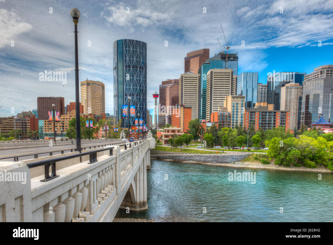 Downtown views of the city of Calgary Alberta Canada Stock Photo - Alamy