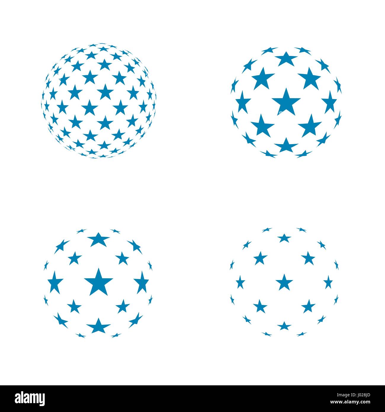 Star shapes circular icon Cut Out Stock Images & Pictures - Alamy