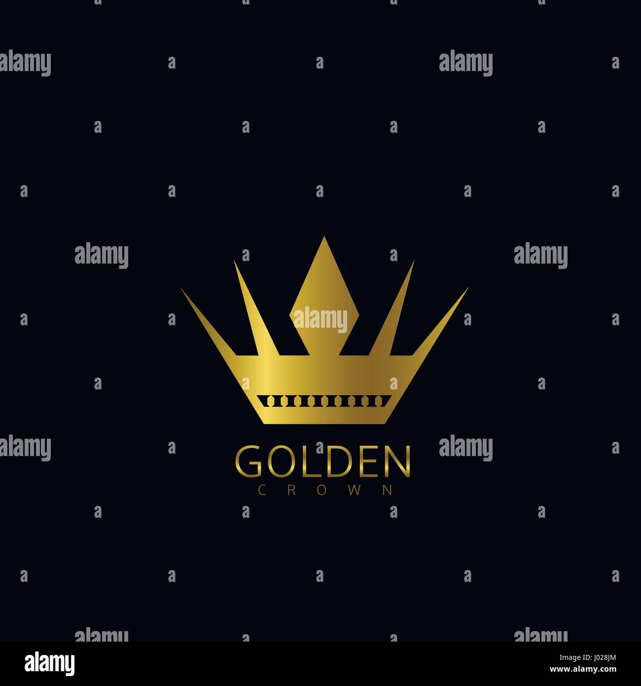 Golden crown icon hi-res stock photography and images - Alamy