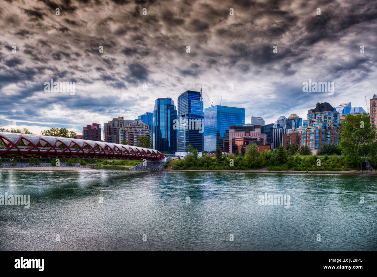 Downtown views of the city of Calgary Alberta Canada Stock Photo - Alamy
