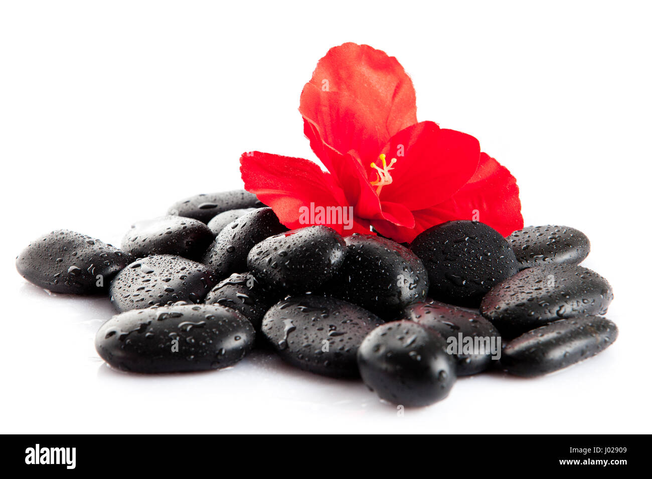 Zen pebbles. background of a spa with stones Stock Photo - Alamy