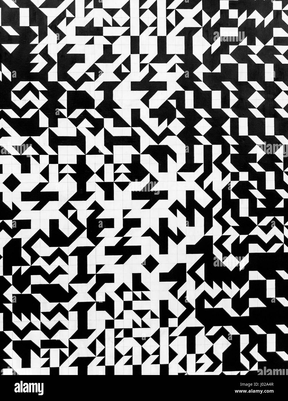 Modern art painting Black and White Stock Photos & Images - Alamy