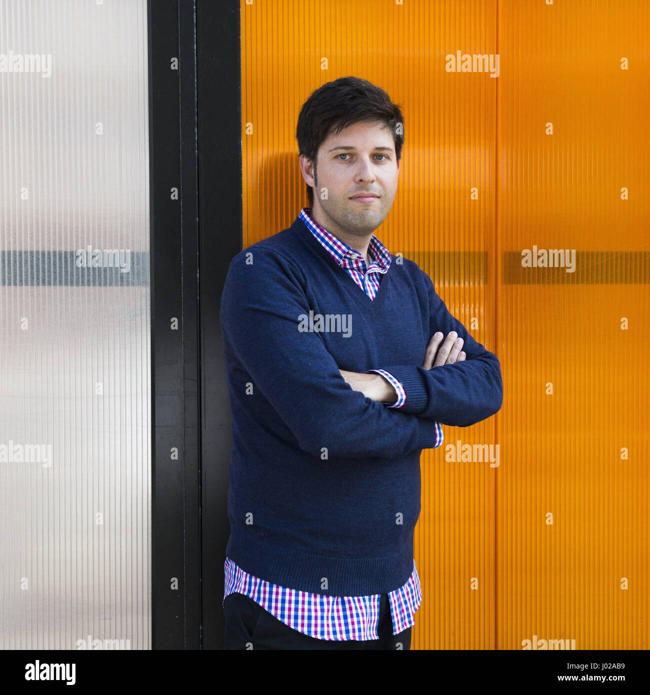 Portrait of David James Poissant 25/05/2015 ©Philippe MATSAS/Opale ...