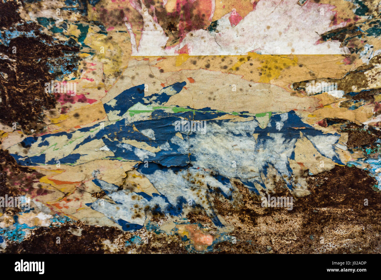 Old posters grunge textures and backgrounds Stock Photo - Alamy