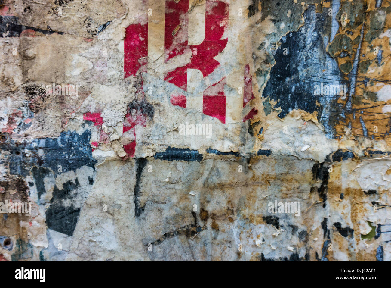 Old posters grunge textures and backgrounds Stock Photo - Alamy