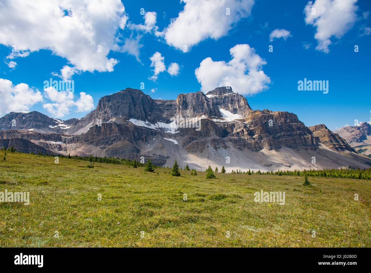 Hiking views of a high alpine meadow from Molar Pass and Mosquito Creek ...
