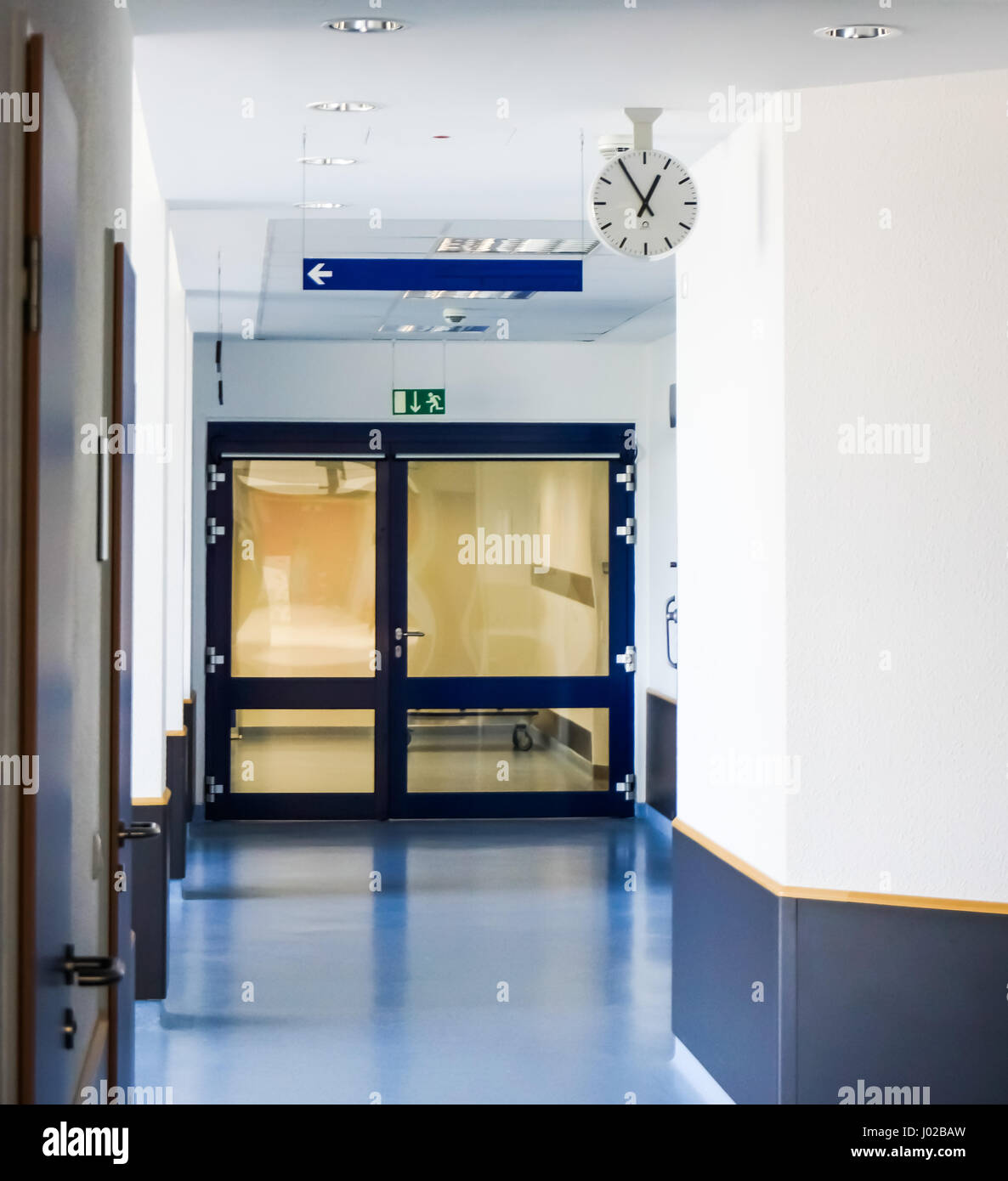 interior of hospital. corridor in hospital Stock Photo - Alamy