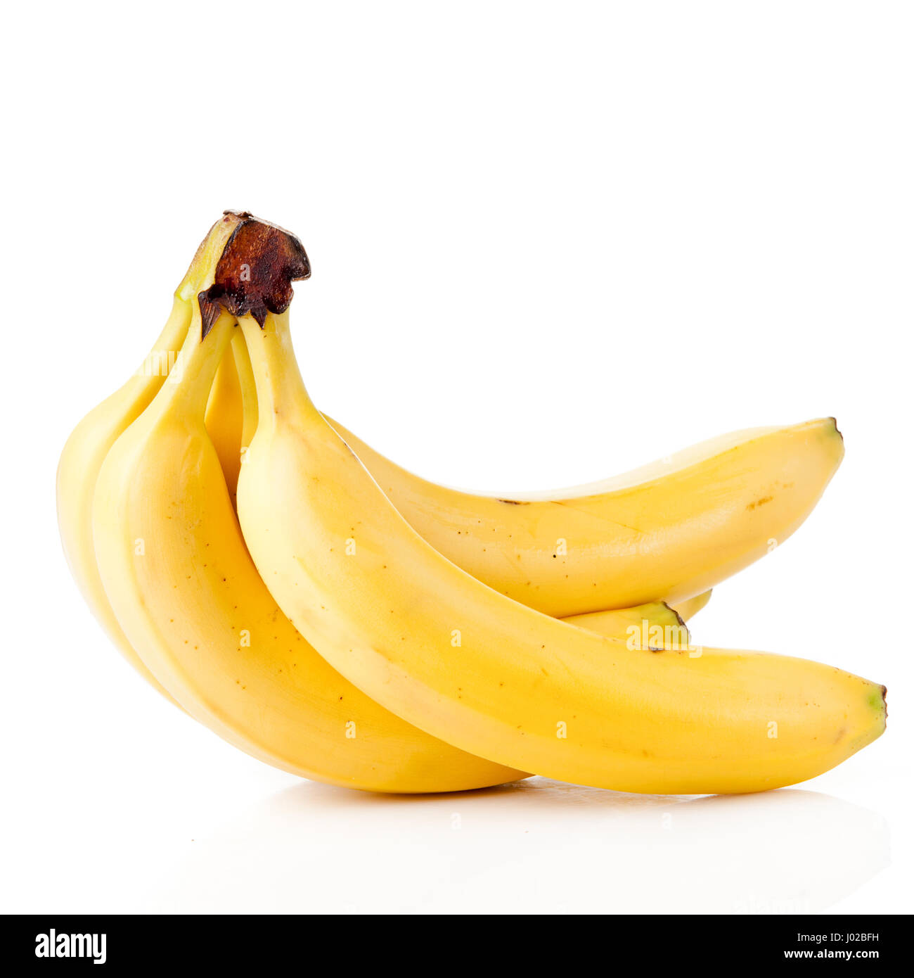 Bunch of bananas isolated on white Stock Photo - Alamy