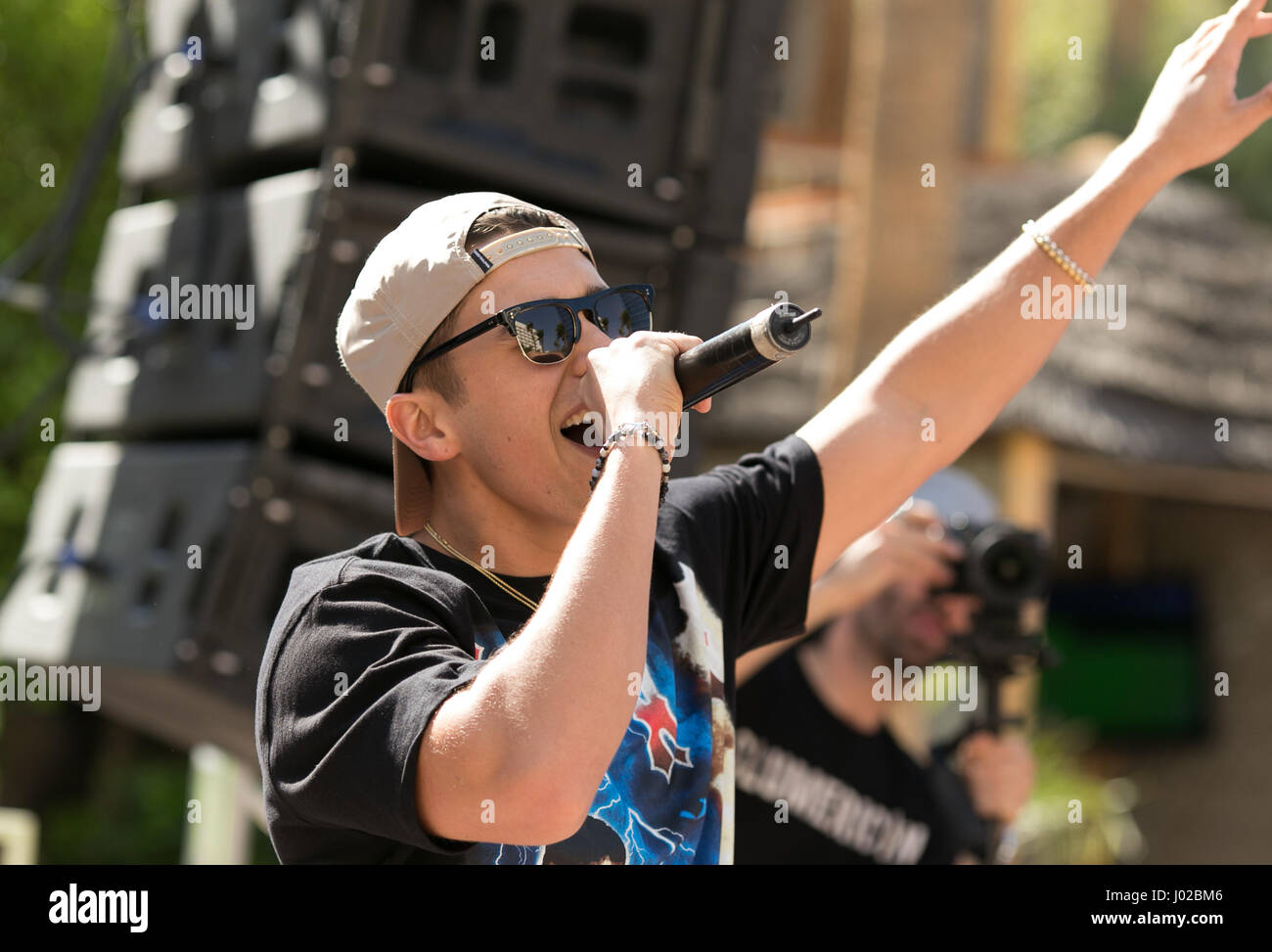 Las Vegas, NV, USA. 8th Apr, 2017. Austin Mahone 21st Birthday at REHAB ...