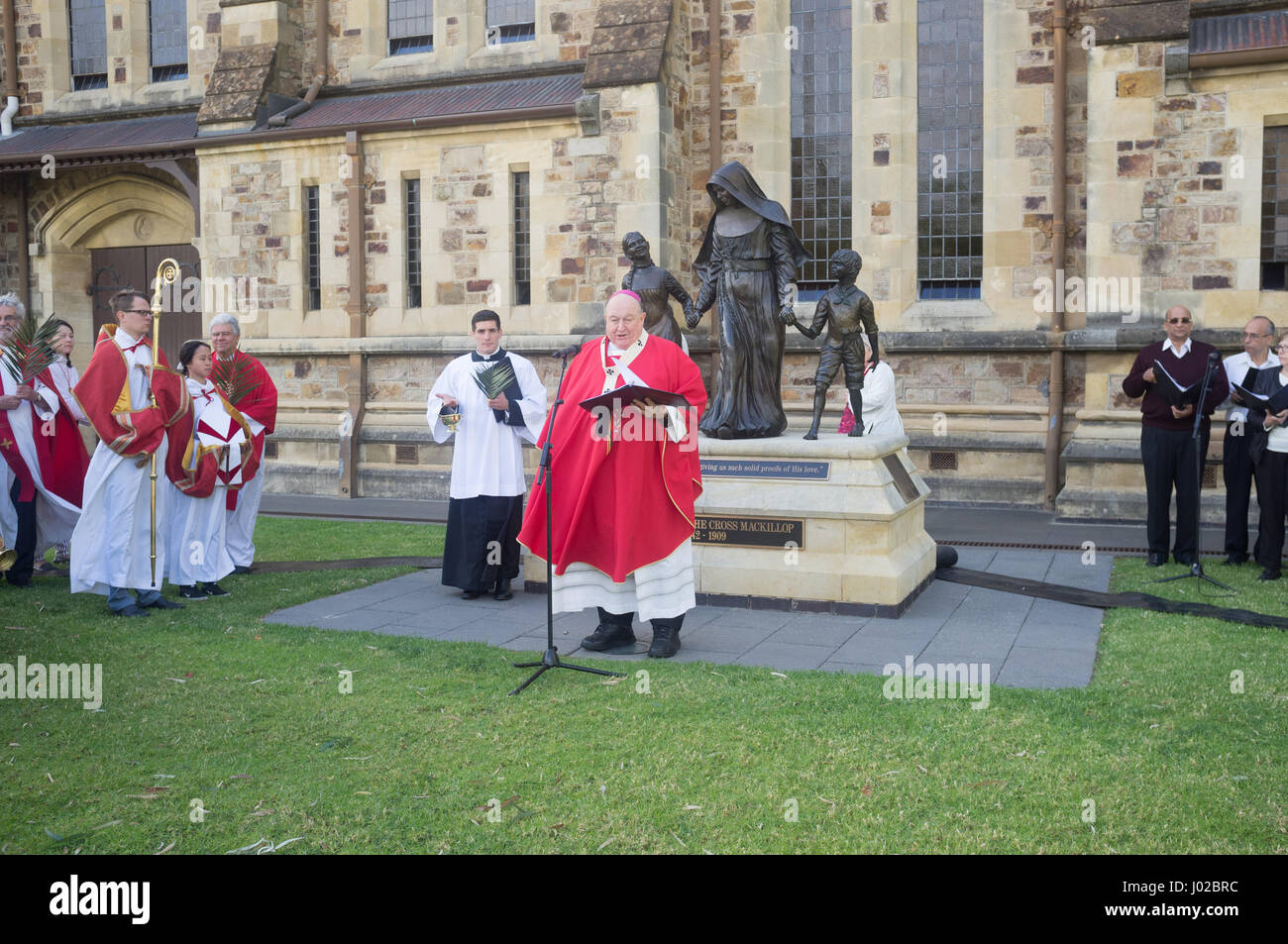 Adelaide Australia. 9th April 2017. Catholic Archbishop of Adelaide ...
