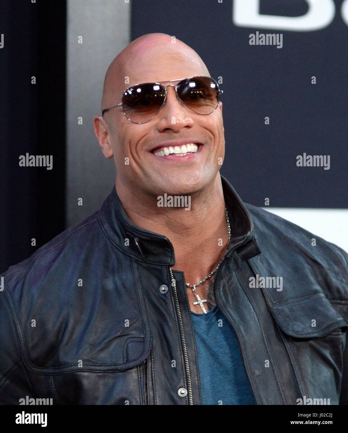 New York, NY, USA. 8th Apr, 2017. Dwayne Johnson at arrivals for THE ...