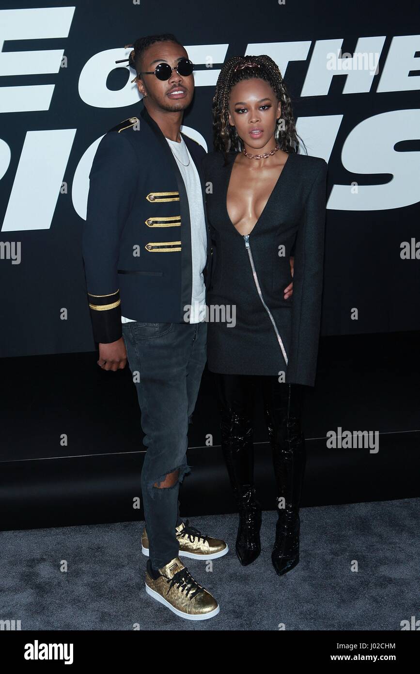 New York, NY, USA. 8th Apr, 2017. Ohana Bam and Serayah McNeill at the ...